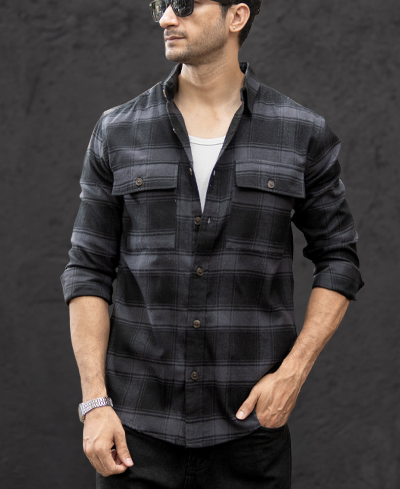 Black Checks Shirt – Powerlook