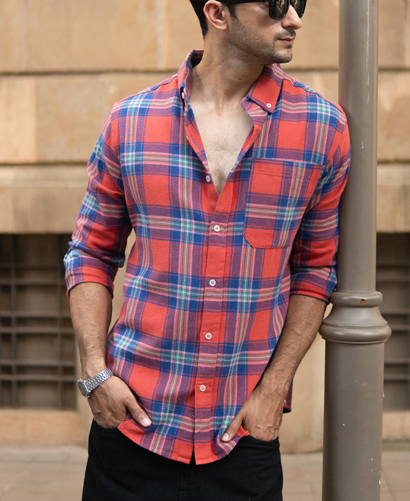 Multicolour Checks Shirt – Powerlook