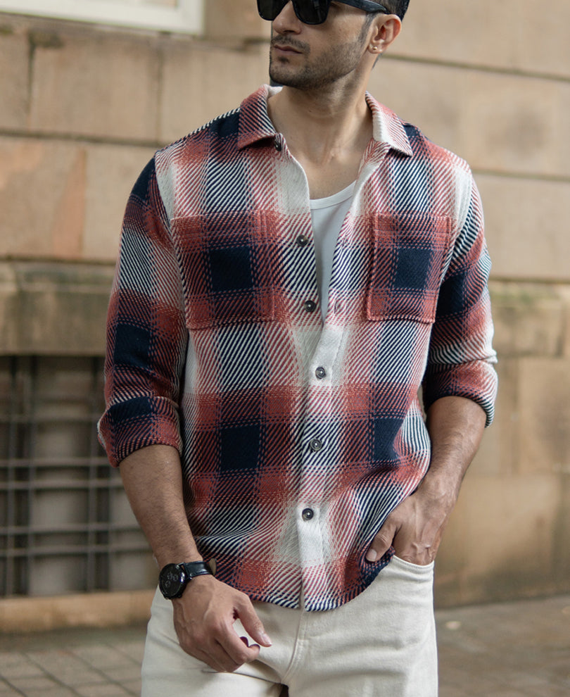 Multicolour Twill Checks Shirt – Powerlook